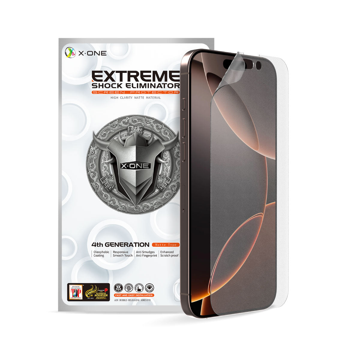 X.One® Hybrid Polymer Impact Screen Protector (Anti-Fingerprint + Gami